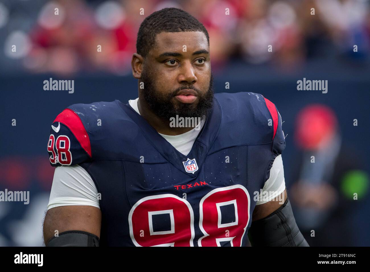 USA. 19th Nov, 2023. November 19, 2023: Houston Texans defensive tackle ...