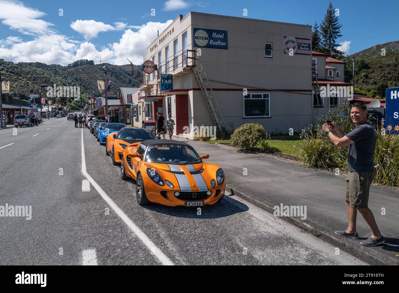 Trip round the South Island of New Zealand. Pictured is Reefton a small ...