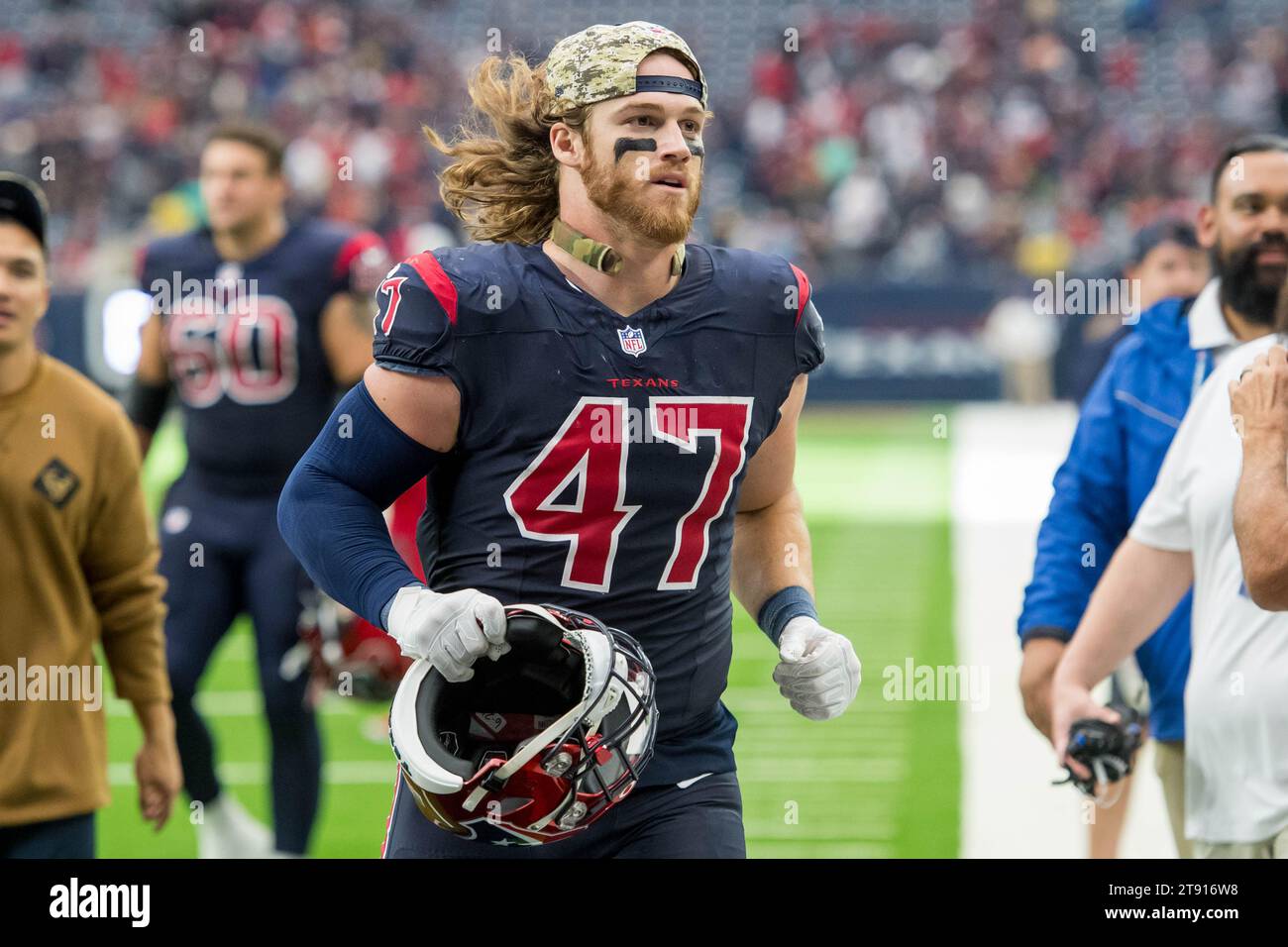 USA. 19th Nov, 2023. November 19, 2023: Houston Texans fullback Andrew ...