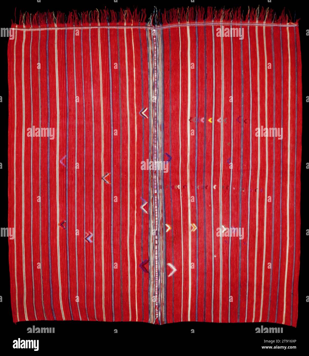 Woman's tzute, c. 1930-1940, 50 x 46 3/4 in. (127 x 118.7 cm), Cotton ...