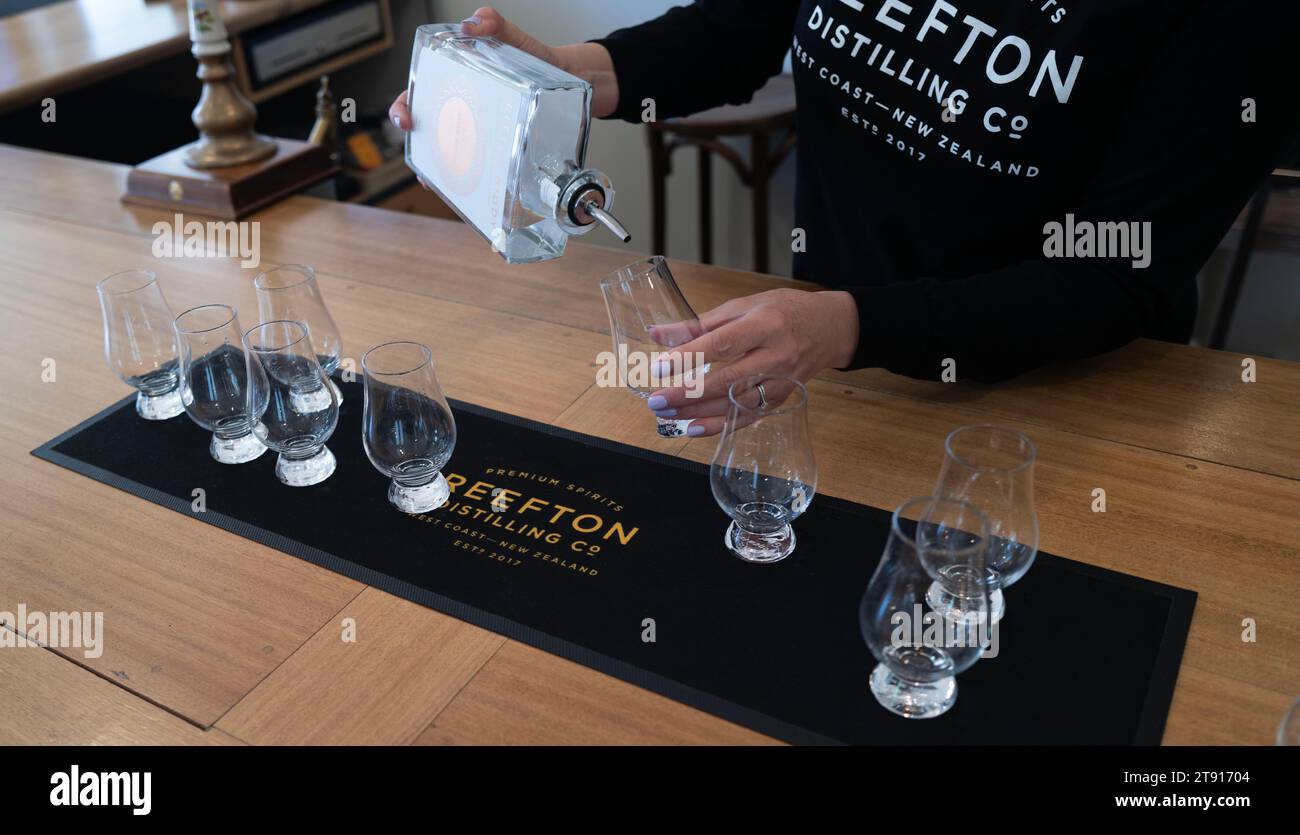 Trip round the South Island of New Zealand. Pictured is Reefton a small ...