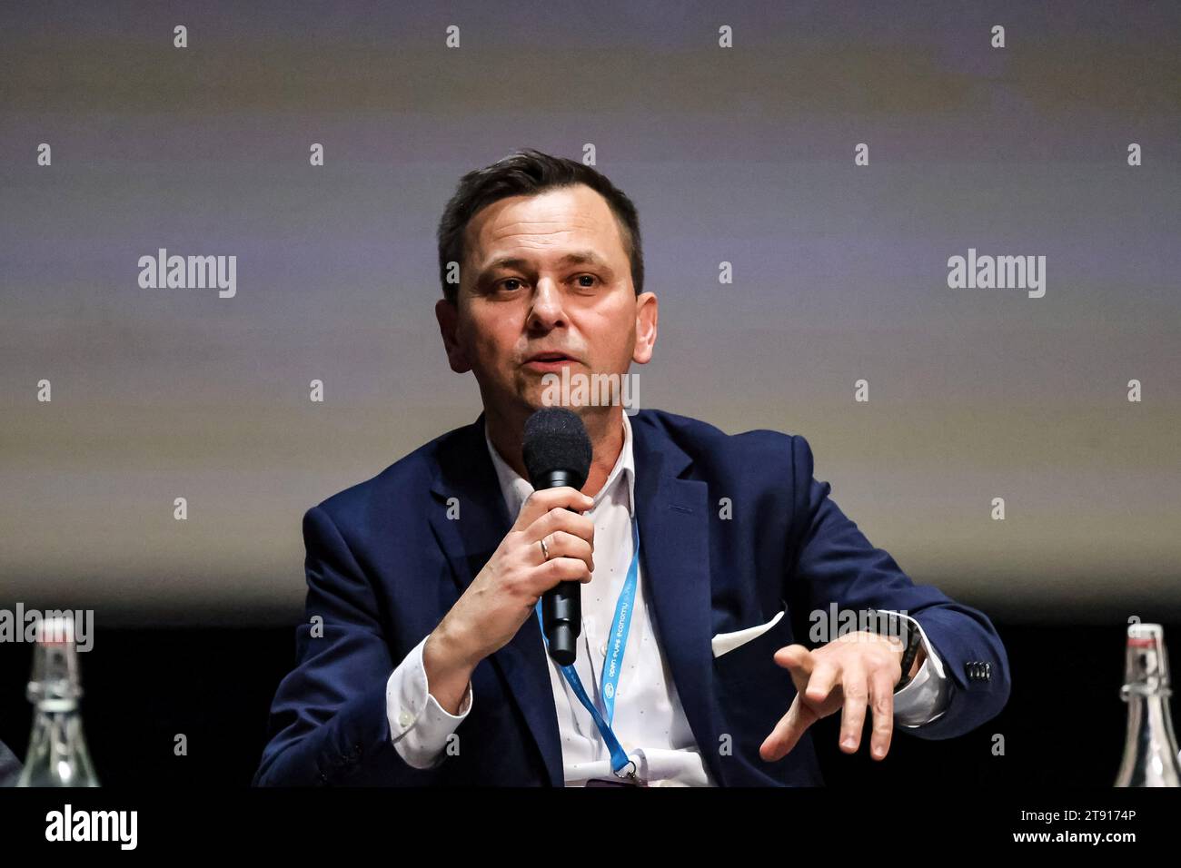 Krakow, Poland. 21st Nov, 2023. Wojciech Trojanowski, Board member of ...