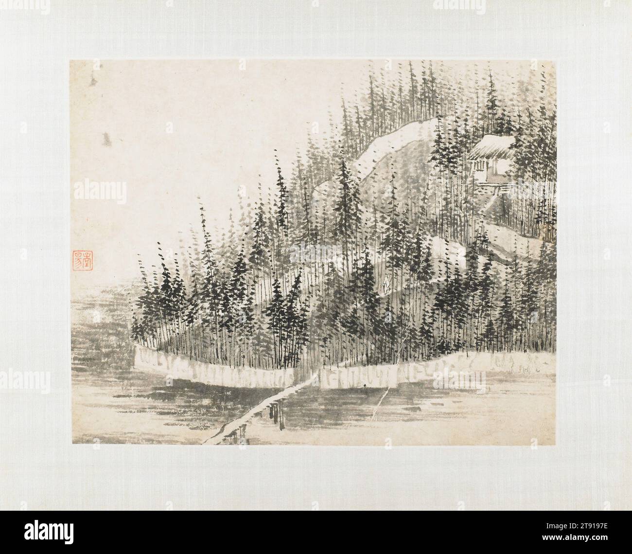 Aesthetic theories greatly influenced ink painting hi-res stock ...