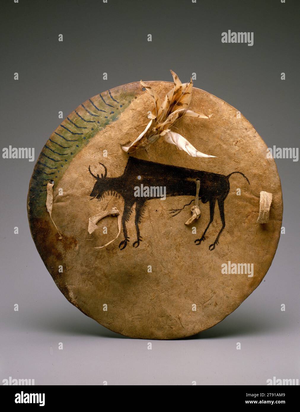 Buffalo hide shields hi-res stock photography and images - Alamy