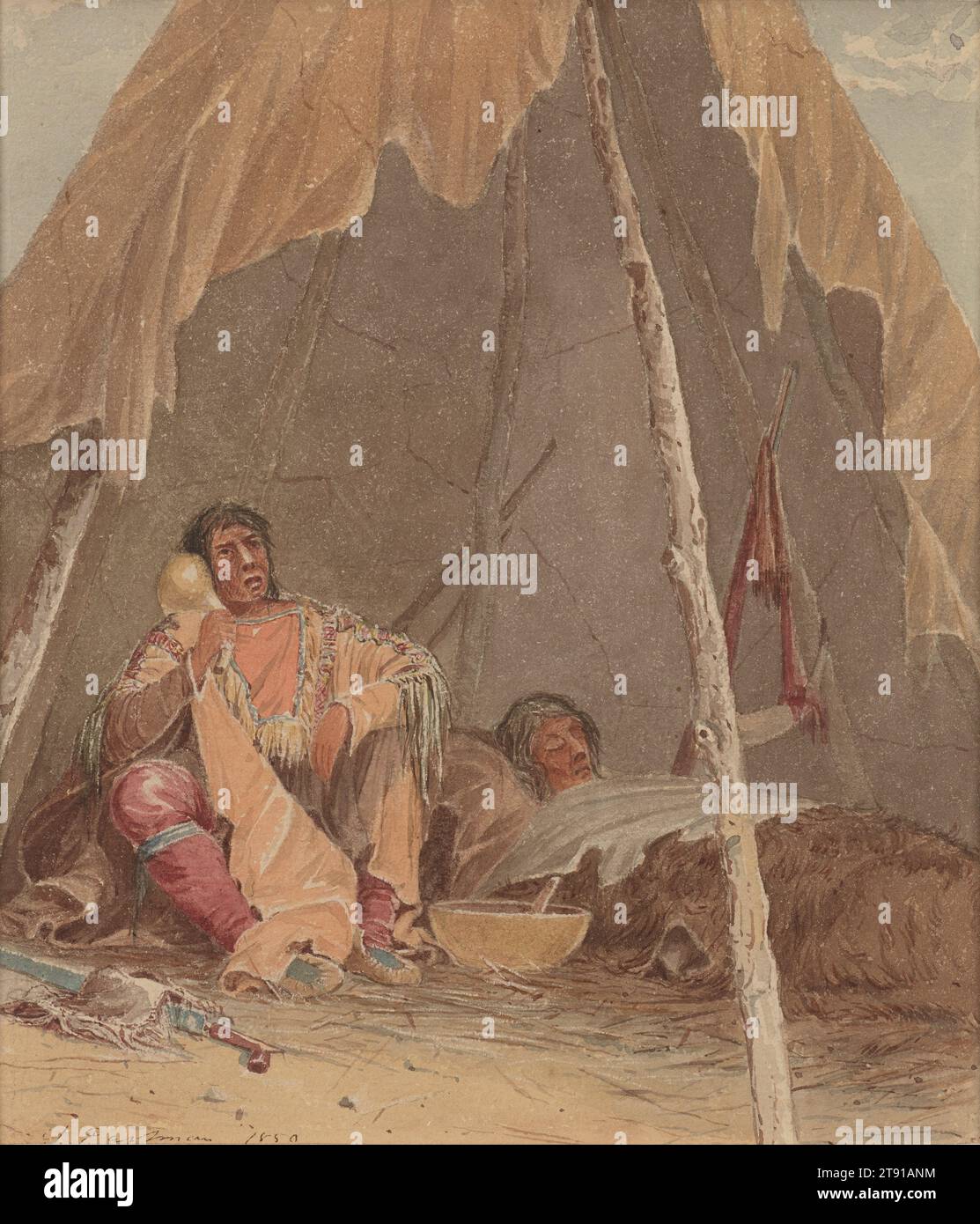 Medicine Man Curing a Patient, 1850, Seth Eastman, American, 1808–1875 ...