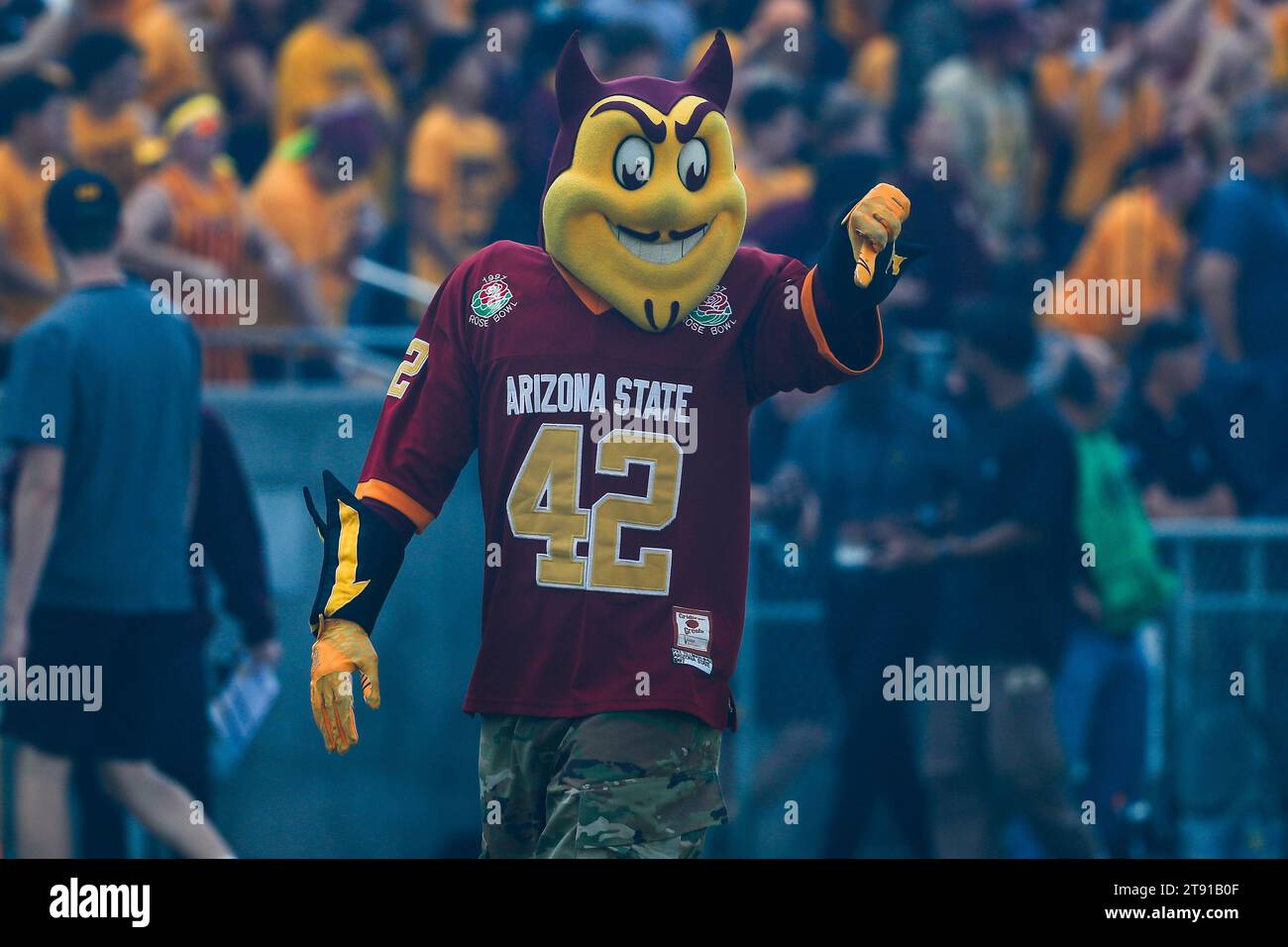 TEMPE, AZ - NOVEMBER 18: The Arizona State Sun Devils mascot, Sparky ...