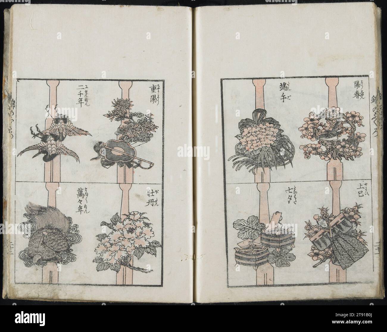 Collection of Drawings-Models for Artisans, 1828, Eisen, Japanese, 1790 ...