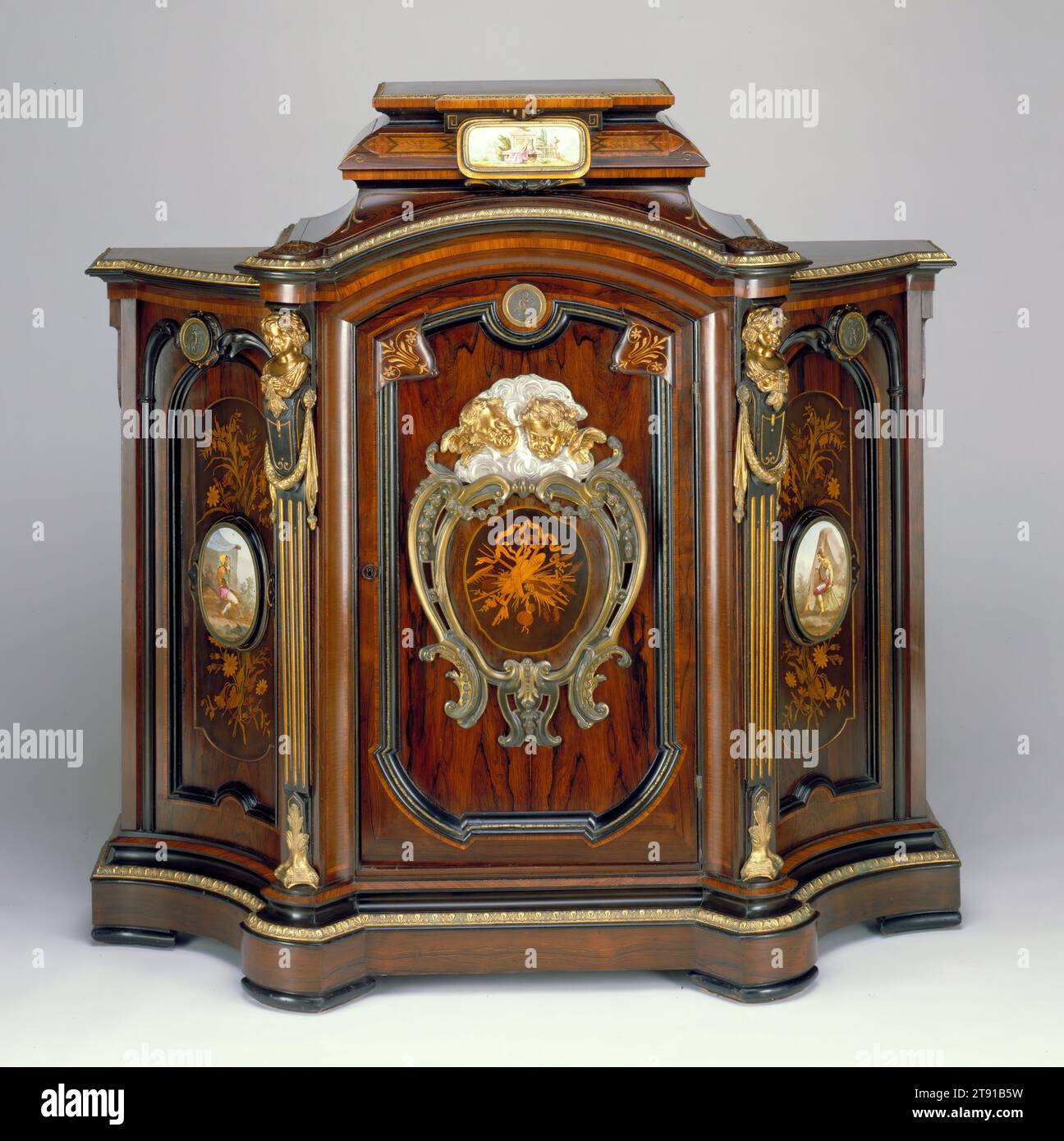 Credenza cabinet, c. 1867, Pottier and Stymus, New York, c. 1859-1910 ...