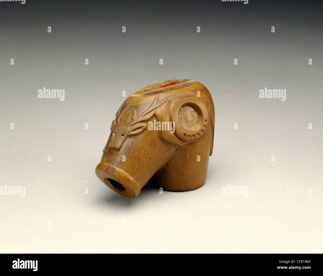 Pipe Bowl, c. 1860, 2 1/4 x 1 3/8 x 2 15/16 in. (5.7 x 3.5 x 7.5 cm ...