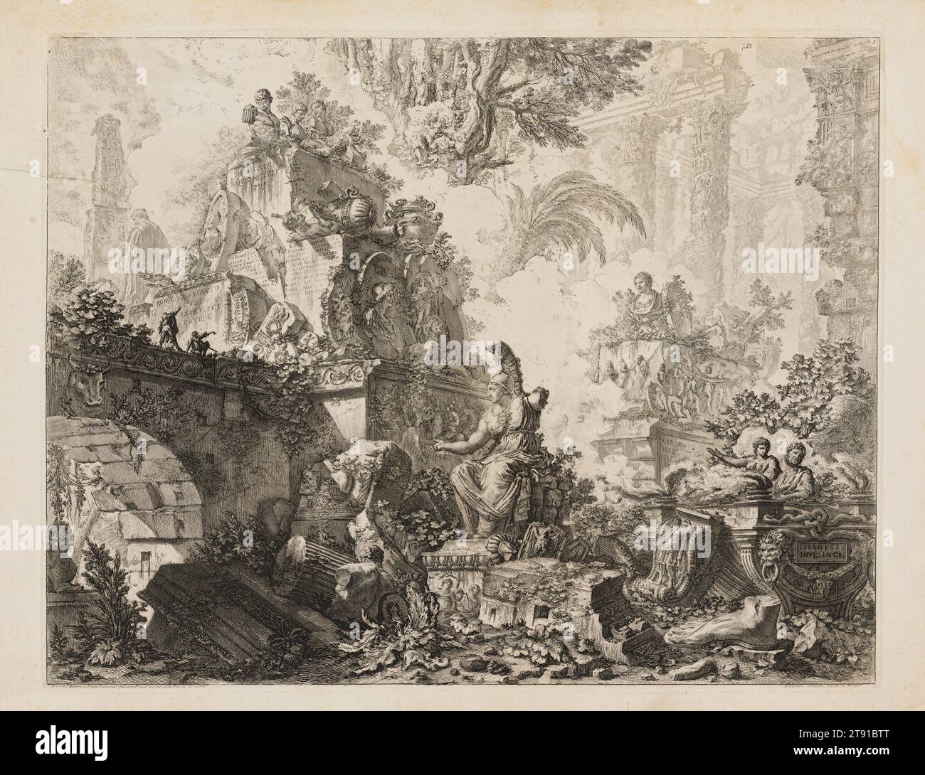 Frontispiece: Vedute di Roma, 18th century, Giovanni Battista Piranesi ...