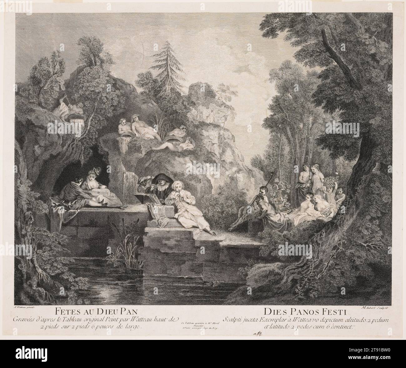Festivals of the God Pan, 18th century, Michel Aubert (?); Artist ...