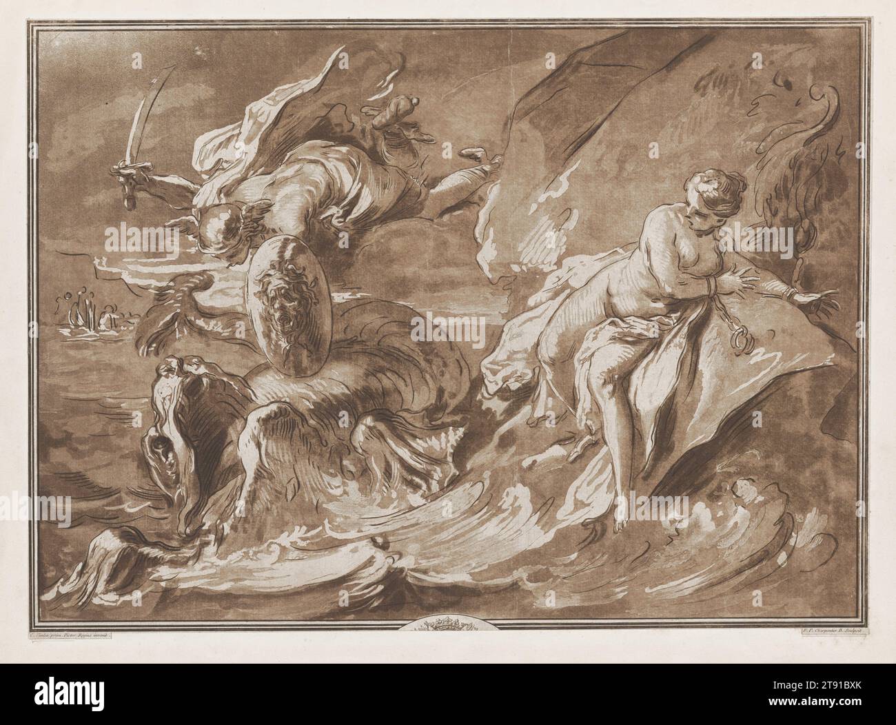 Perseus and Andromeda, 1762, François-Philippe Charpentier; Artist ...