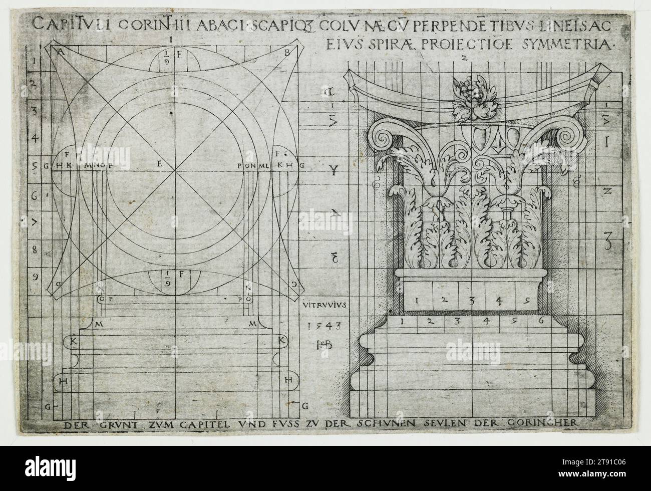 Corinthian columns gave renaissance architecture hi-res stock ...