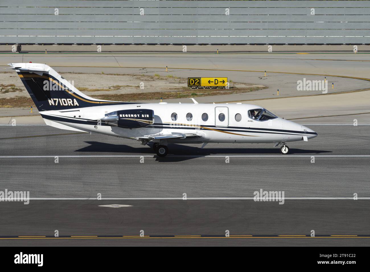 Regency Air Hawker Beechcraft 400XP with registration N710RA shown ...