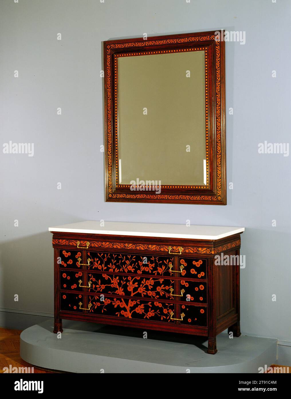 Chest of drawers with mirror, 1881, Herter Brothers, American, New York ...