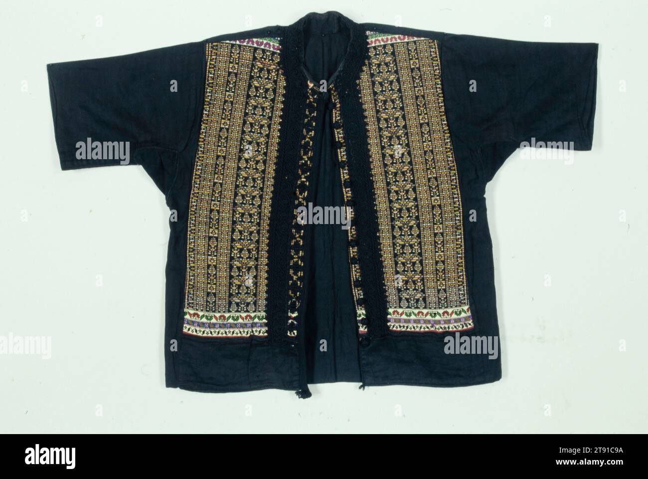 Man's Vest, 1900-1910, L.23 x W.34 in., Cotton; knitted, Syria, 20th ...