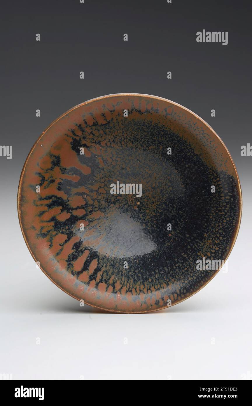 Tea Bowl, 12th-13th century, 1 3/4 x 4 1/2 in. (4.45 x 11.43 cm), Henan ...