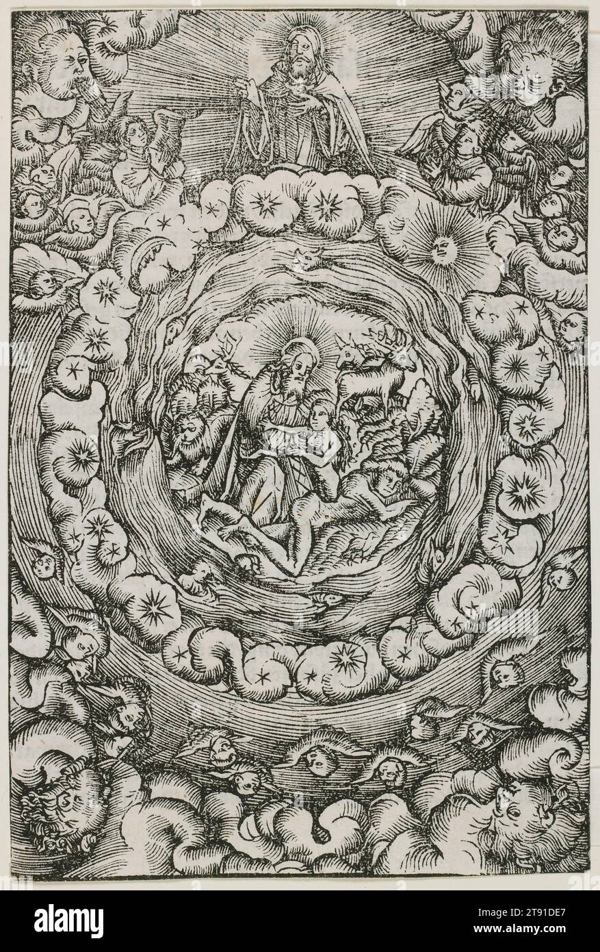 Creation of Eve, 16th century, Unknown German, 15th century, image ...