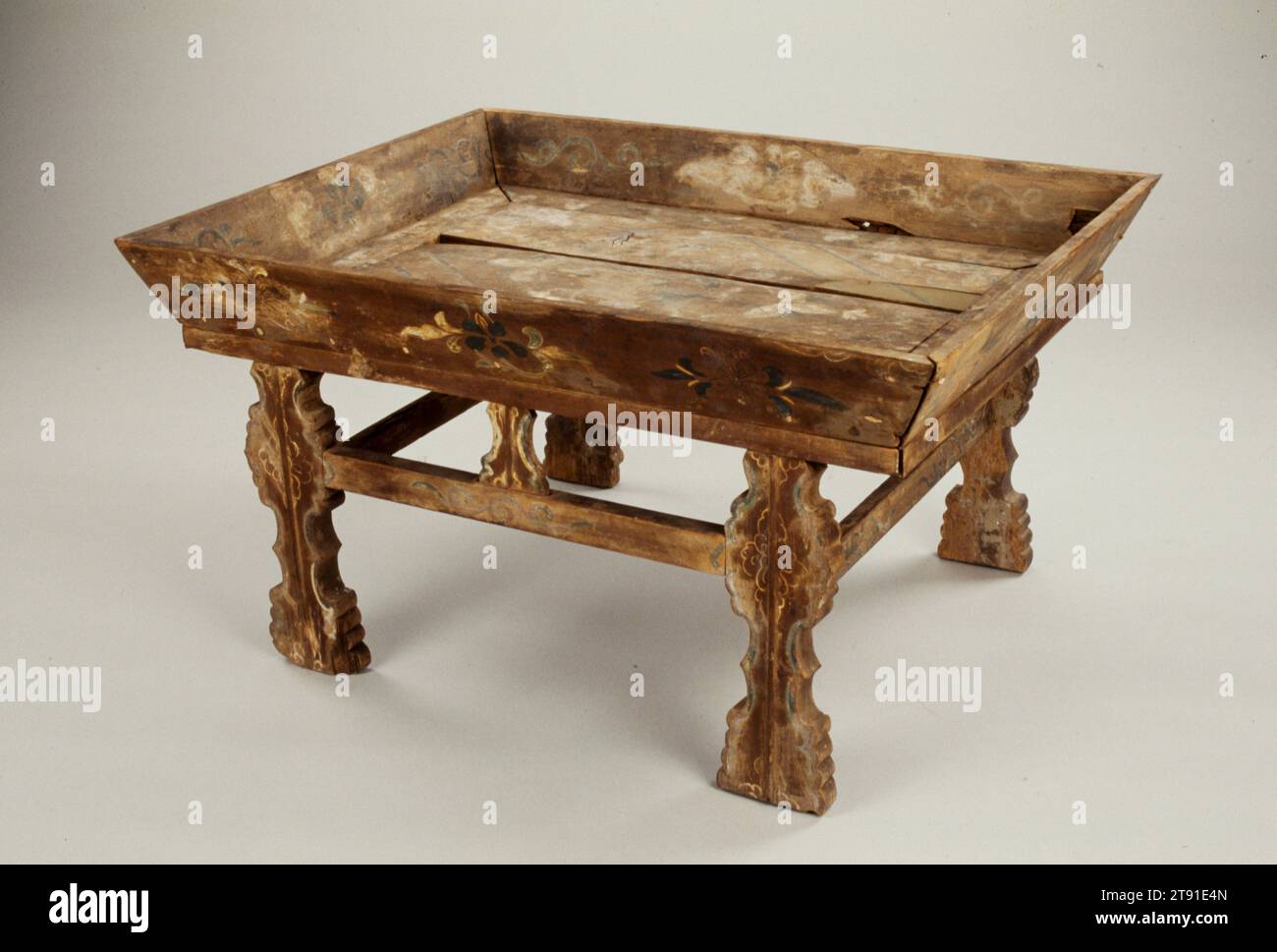 Small Rectangular Table, late 10th-11th century, 14 3/4 x 27 1/4 x 21 3 ...