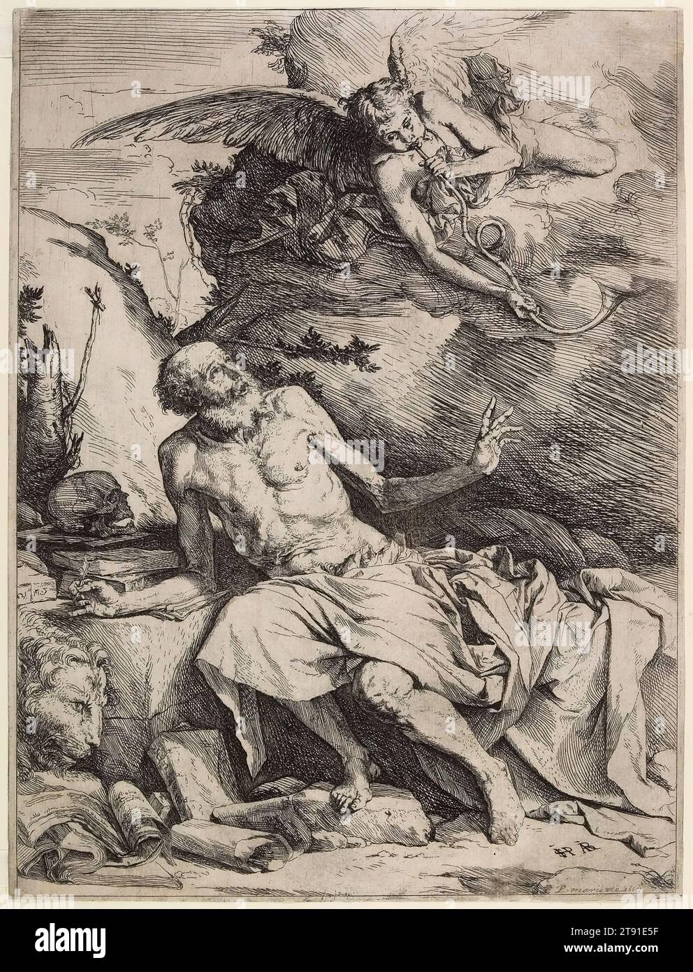 Angels foreshortened form hi-res stock photography and images - Alamy