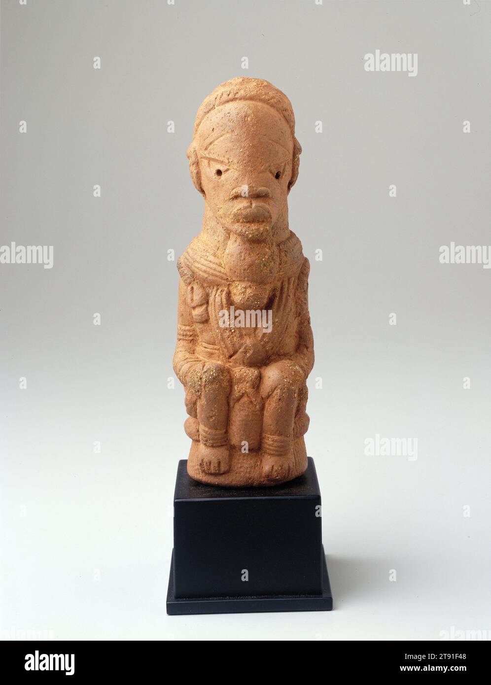 Seated Figure, 6th century BCE - 6th century CE, 8 1/2 x 3 1/8 x 2 15/ ...