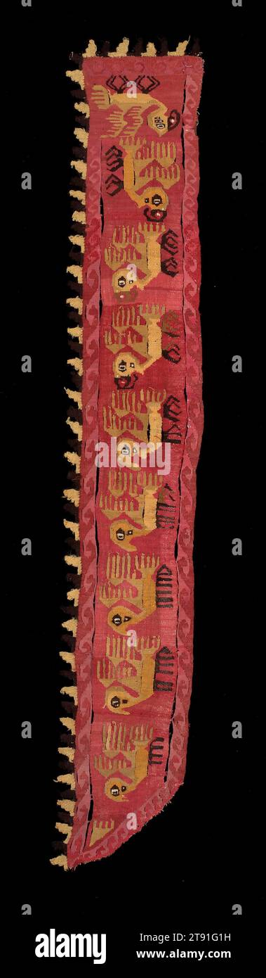Textile Band, 20th century, 46 1/2 x 7 3/4 in. (118.11 x 19.69 cm ...