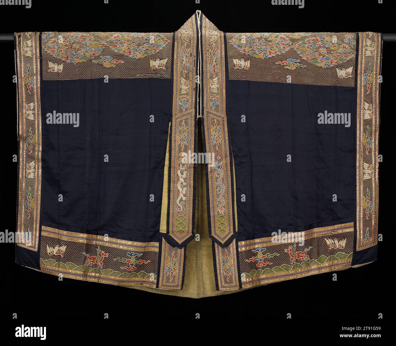 Daoist Priest's Robe (jiang yi), Late 18th century, Embroidered and ...