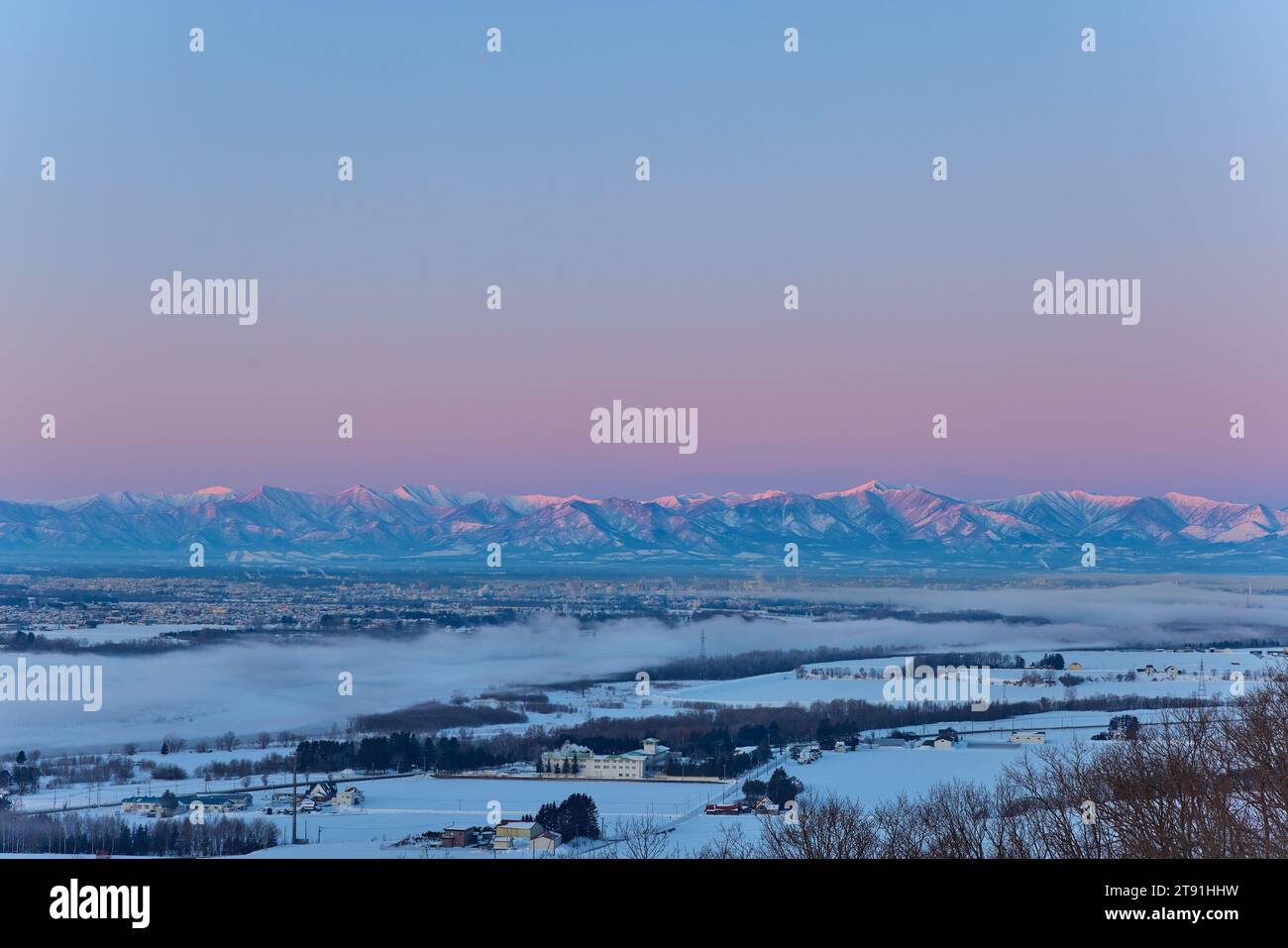 Hidaka Mountains at Dawn, Hokkaido, Japan Stock Photo - Alamy