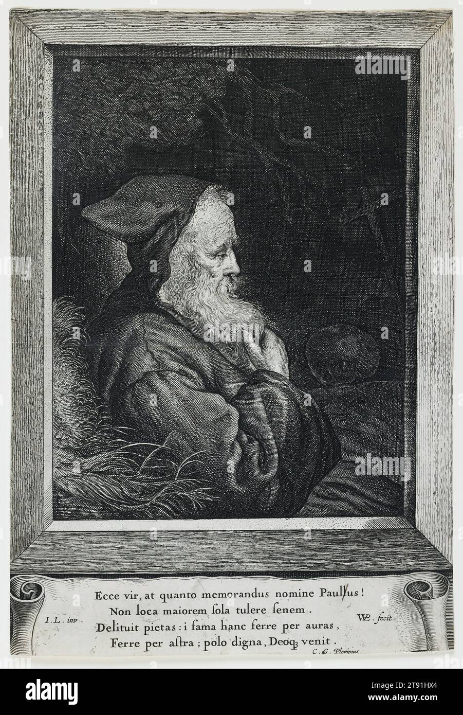 Saint Paul the Hermit, 17th century, Willam van der Leeuw; Artist ...