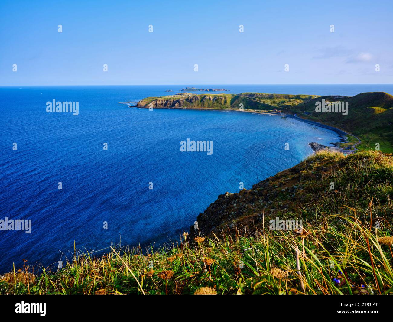 Landscape in Rebun Island, Hokkaido, Japan Stock Photo - Alamy
