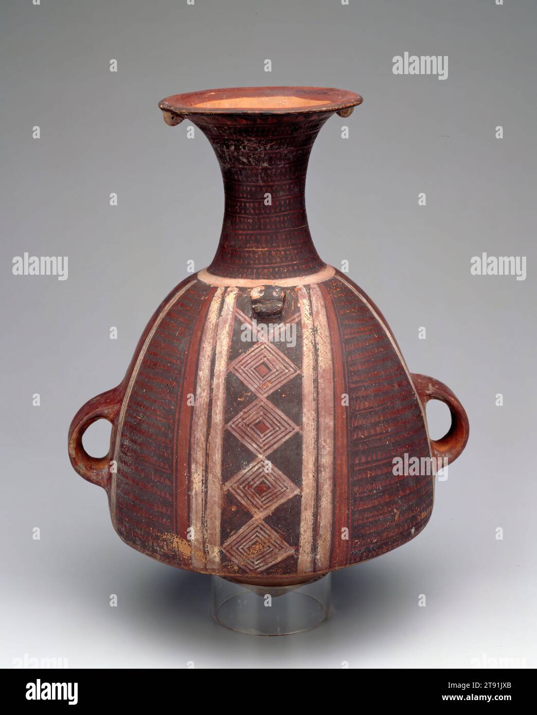 Vessel, 15th century, 13 1/2 in. (34.3 cm), Clay, pigments, Peru, 15th ...
