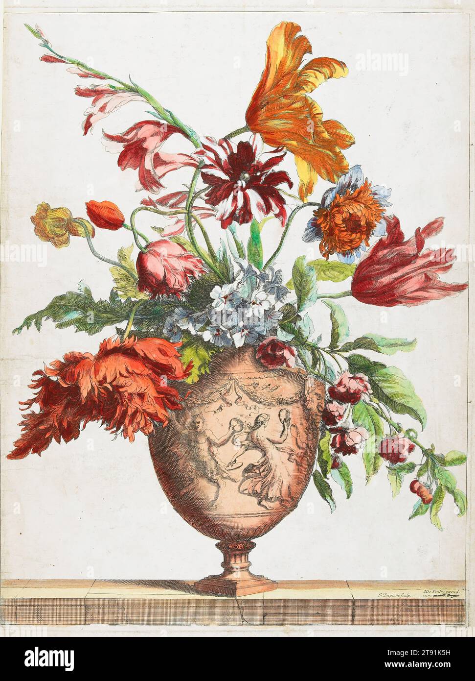 Vase of Flowers, c. 1675-1685, After Jean-Baptiste Monnoyer, French ...