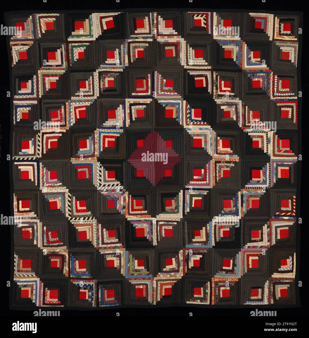 Log cabin quilts hi-res stock photography and images - Alamy