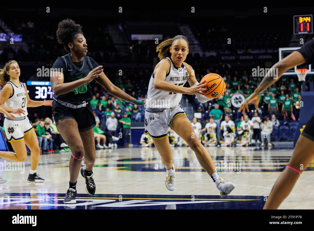 South Bend, Indiana, USA. 21st Nov, 2023. Notre Dame forward Natalija ...