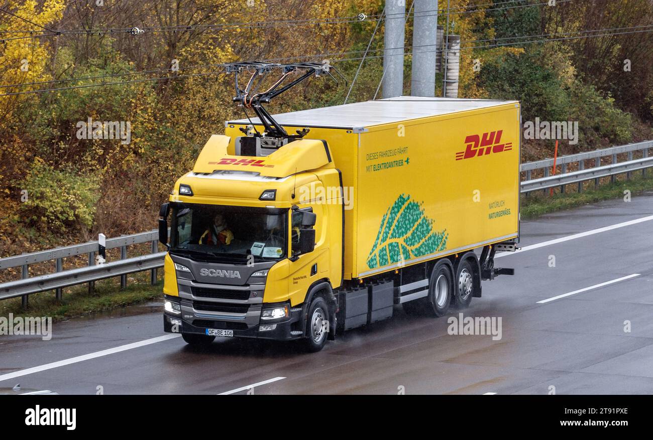 E truck overhead hi-res stock photography and images - Alamy