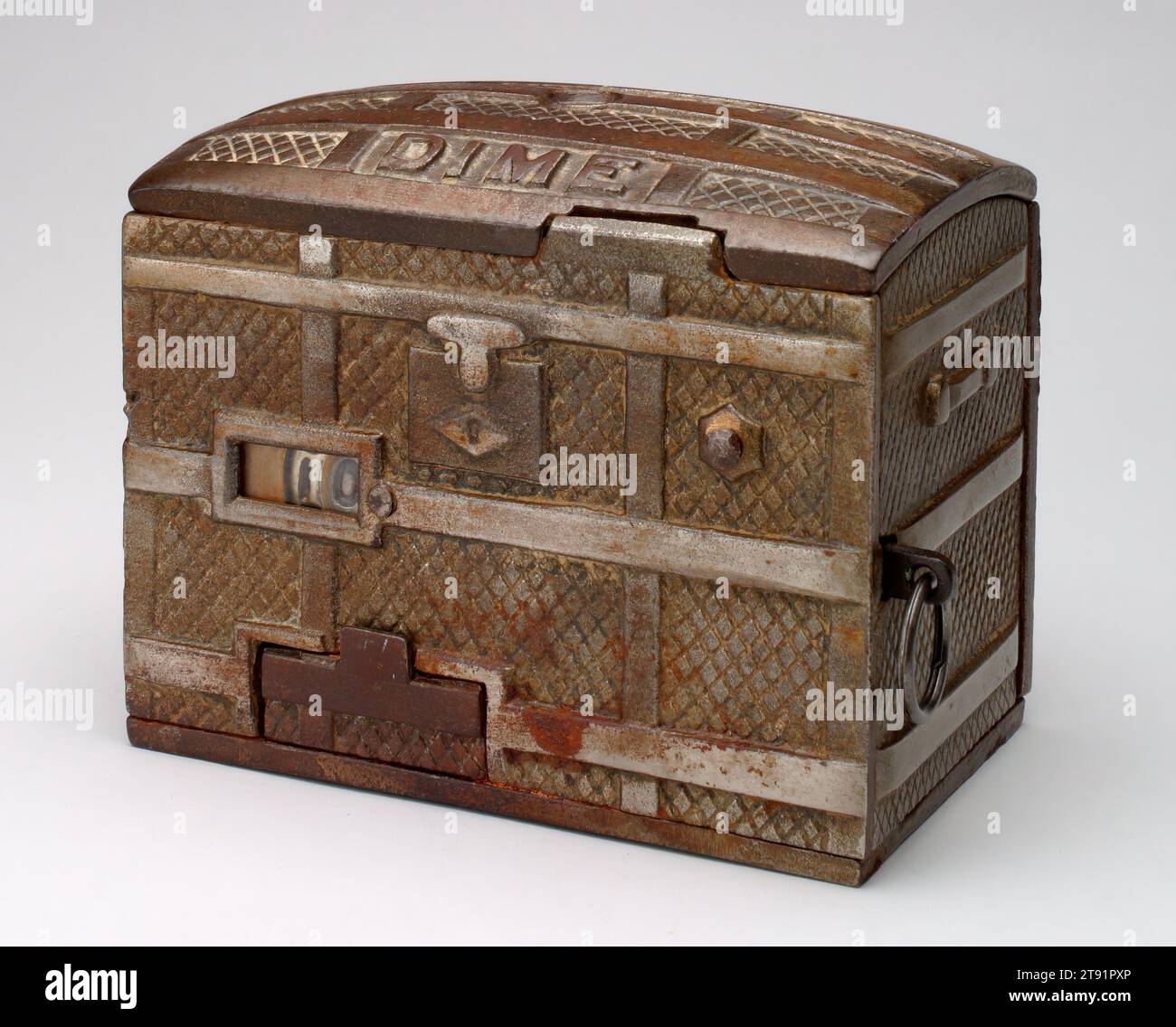 Phoenix Dime Register Trunk' still bank, c. 1890, Piaget, United States ...