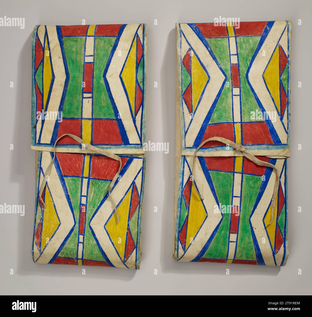 Parfleche, 1890-1910, 29 x 13 9/16 x 4 1/2 in. (73.66 x 34.45 x 11.43 ...