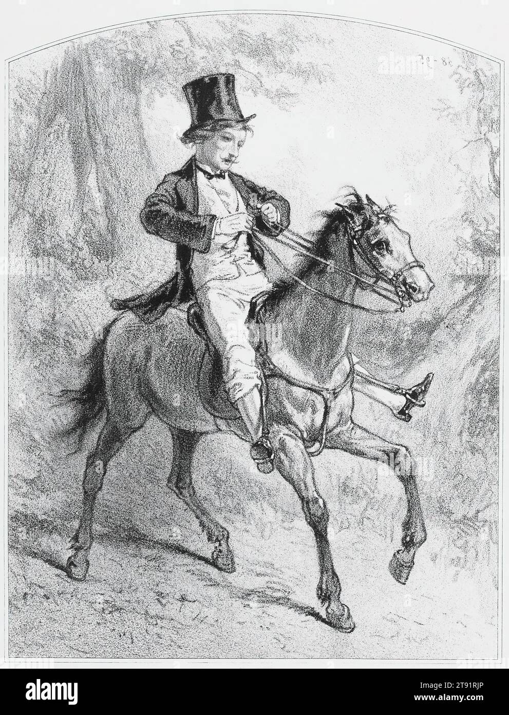 Le Locati, Plate 18 from 'Les Toquades', 1858, Paul Gavarni (Sulpice ...