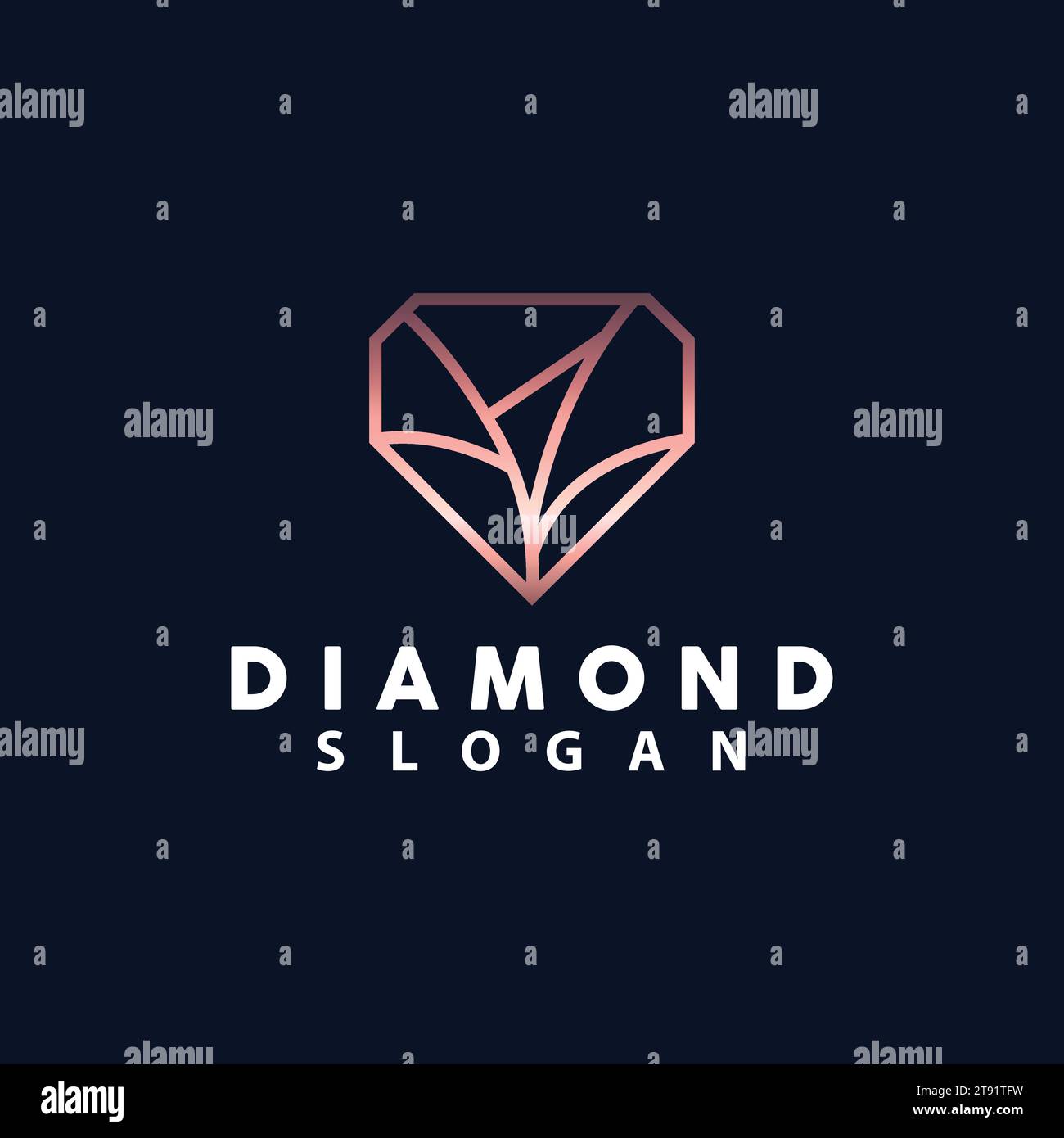 Emerald Logo, Gemstone Vector, Luxurious Premium Vintage Retro Elegant ...