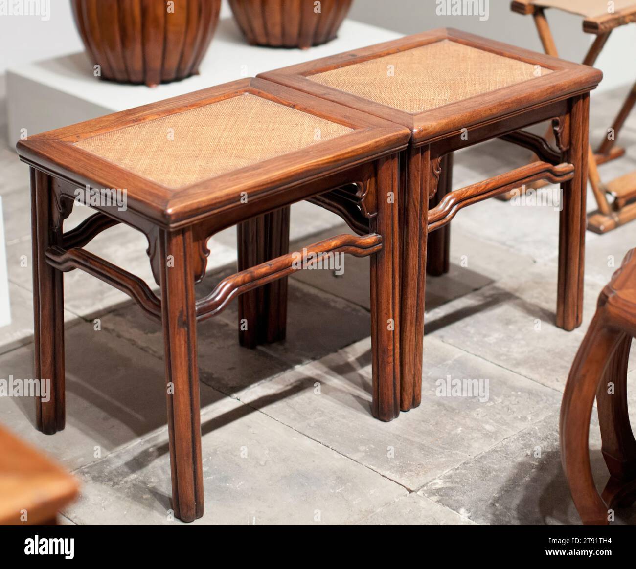 Recessed leg rectangular stool hi-res stock photography and images - Alamy