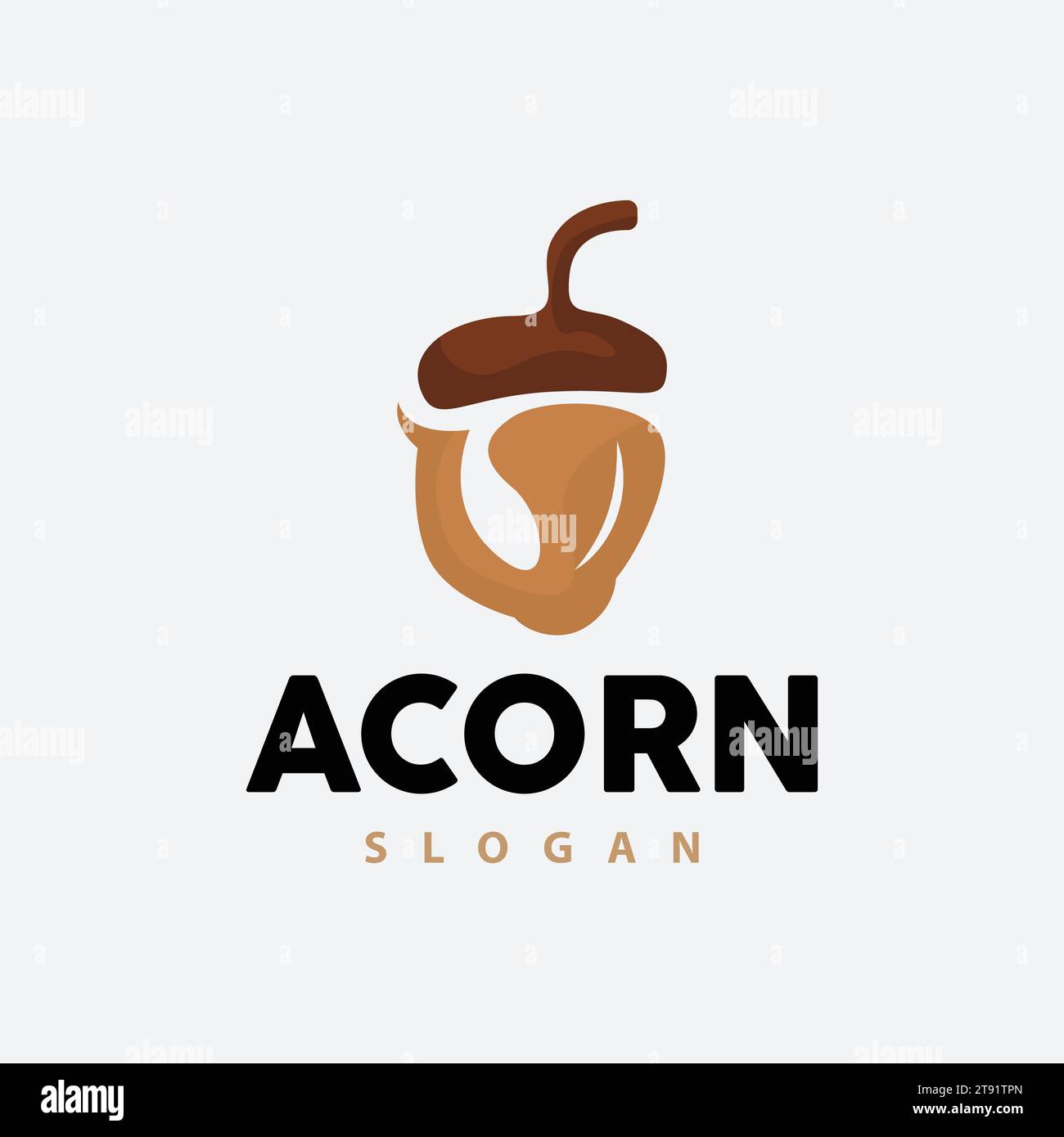 Acron Logo, Premium Design Simple Vintage Retro Style, Vector Oak Nuts ...