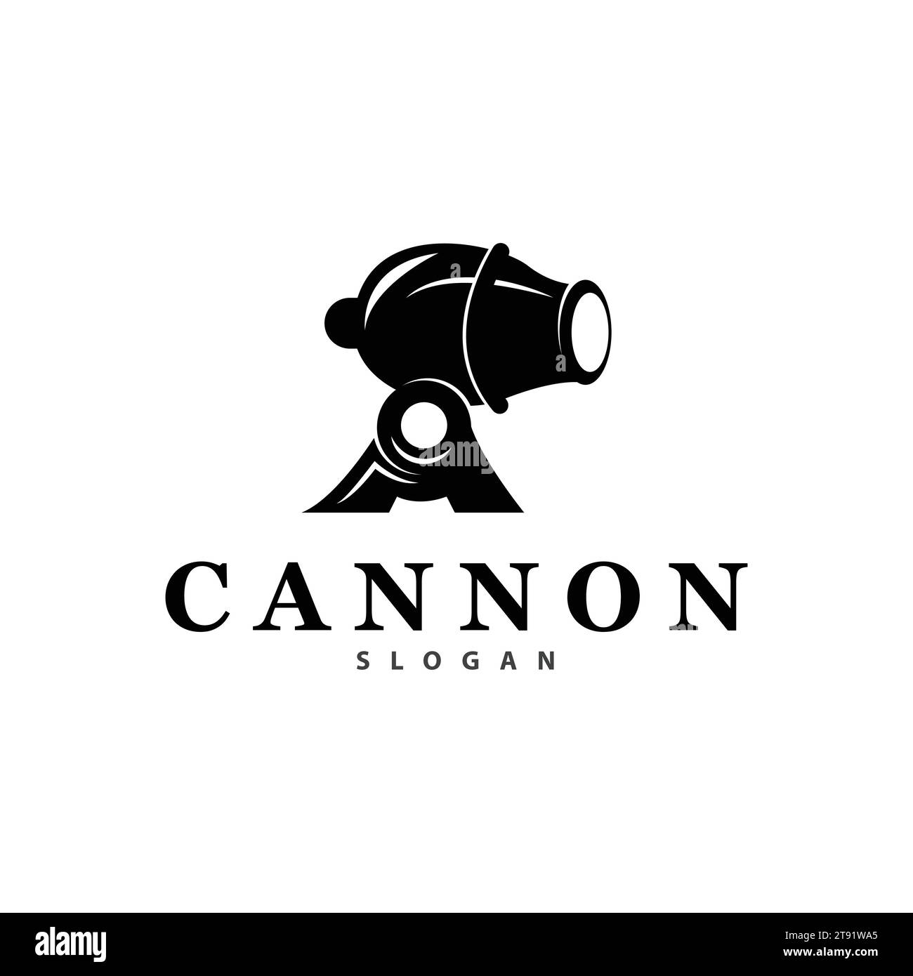 Medieval cannon illustration Black and White Stock Photos & Images - Alamy