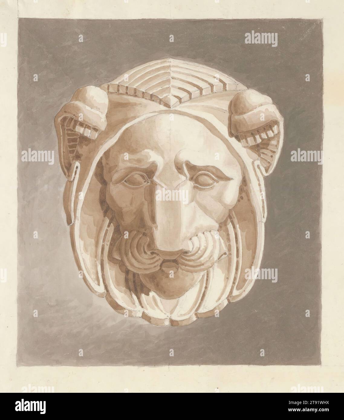 Study of a Relief Sculpture, c. 1830, Karl Ludwig Wilhelm von Zanth ...