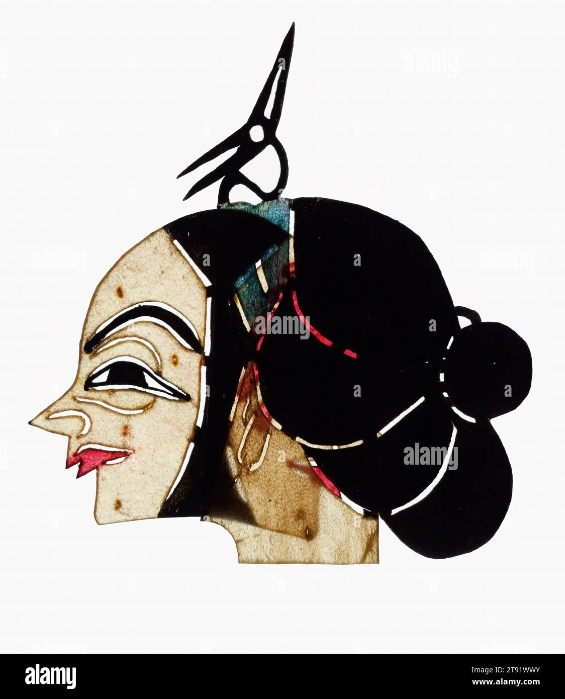 Shadow Puppet Head, 20th century, 5 in. (12.7 cm), China, 20th century ...