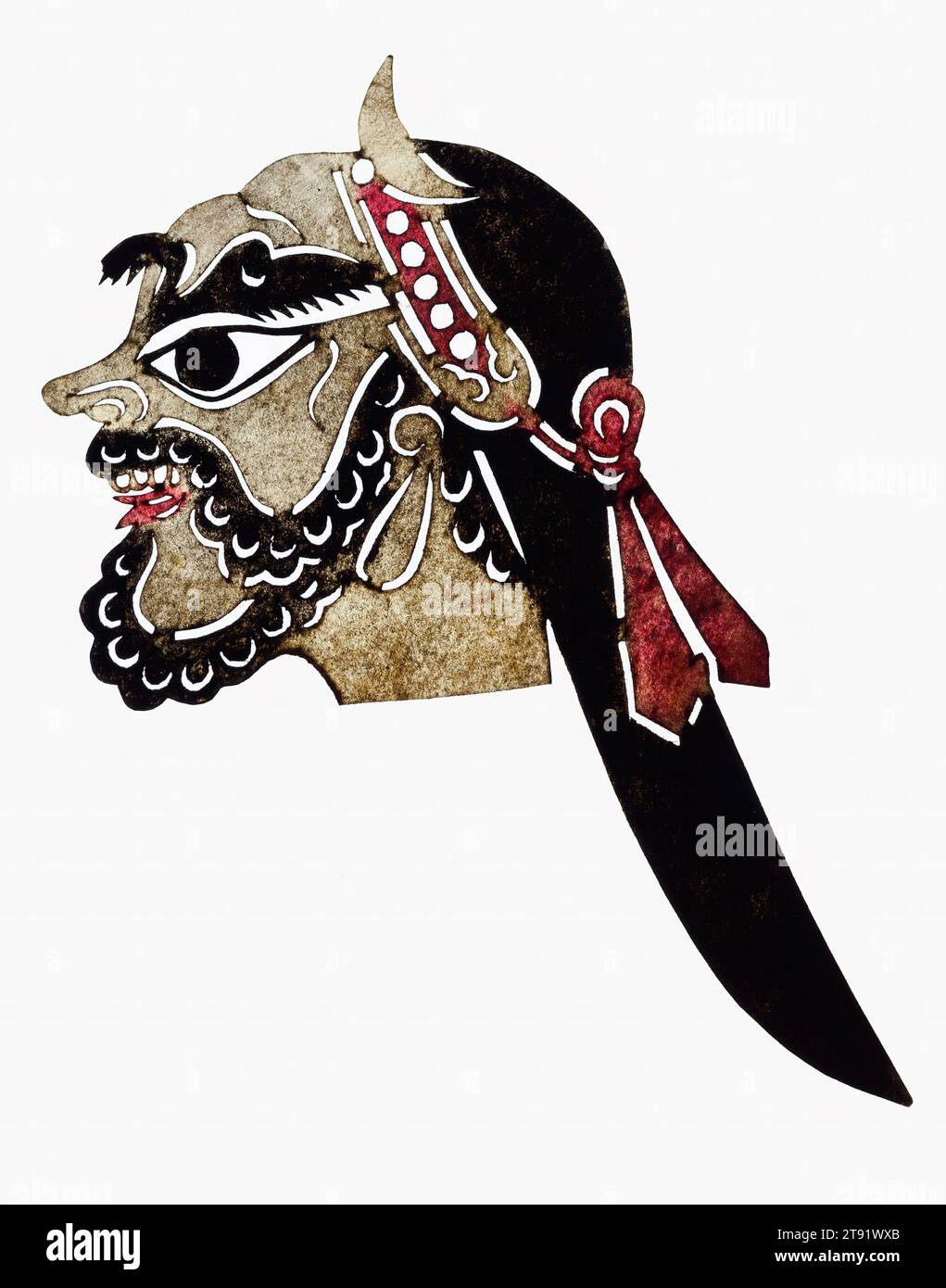 Shadow Puppet Head, 20th century, 5 in. (12.7 cm), China, 20th century ...