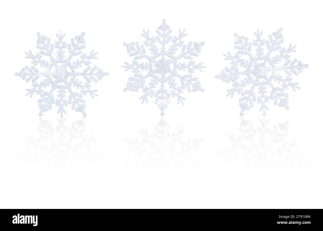 Abstract snowflakes winter on Cut Out Stock Images & Pictures - Alamy