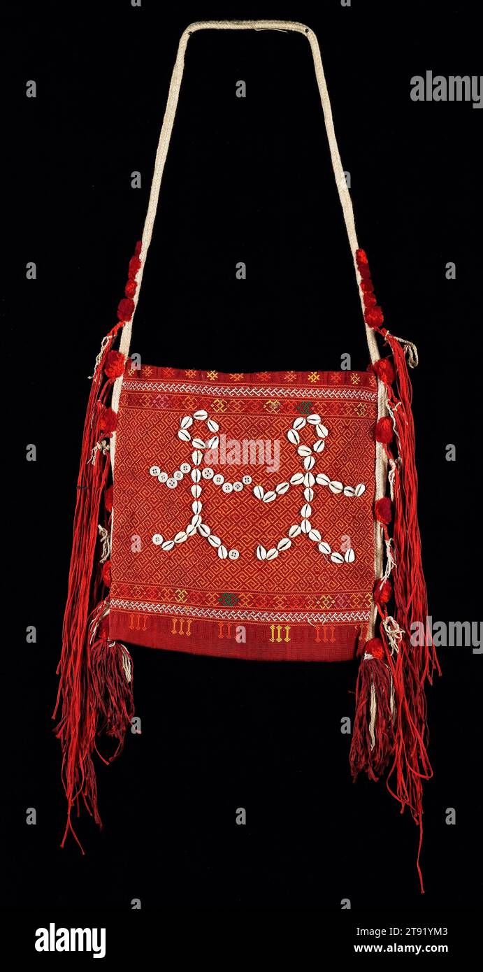 Kachin Bag, 20th century, 12 x 11 1/2 in. (30.48 x 29.21 cm), Cotton ...