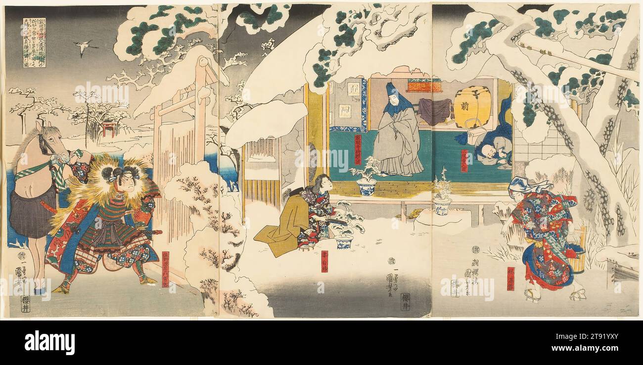 Scene from the Hachinoki Story, 1843-1847, Utagawa Kuniyoshi; Publisher ...