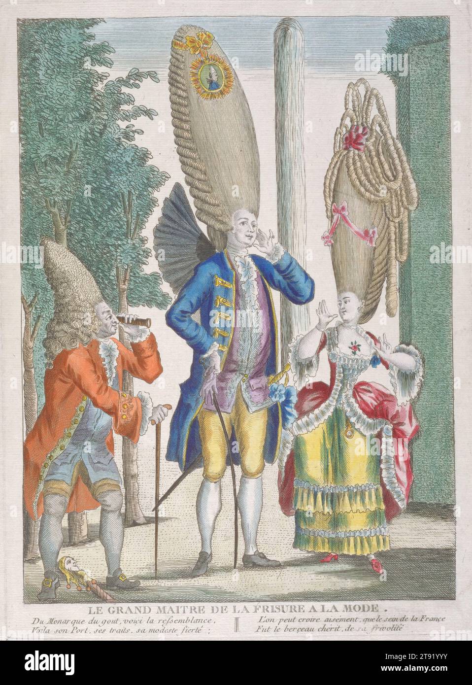 Le Grande Maitre de la Frisure a la Mode, c. 1770-1775, Unknown French ...