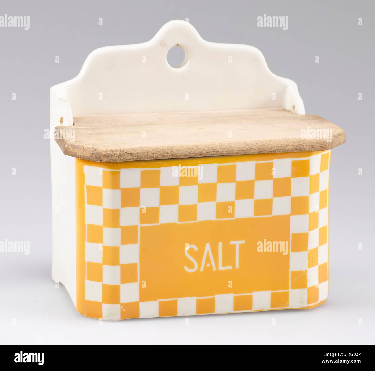 Salt cellar, from a 15-piece kitchen container set, 20th century, 6 7/ ...